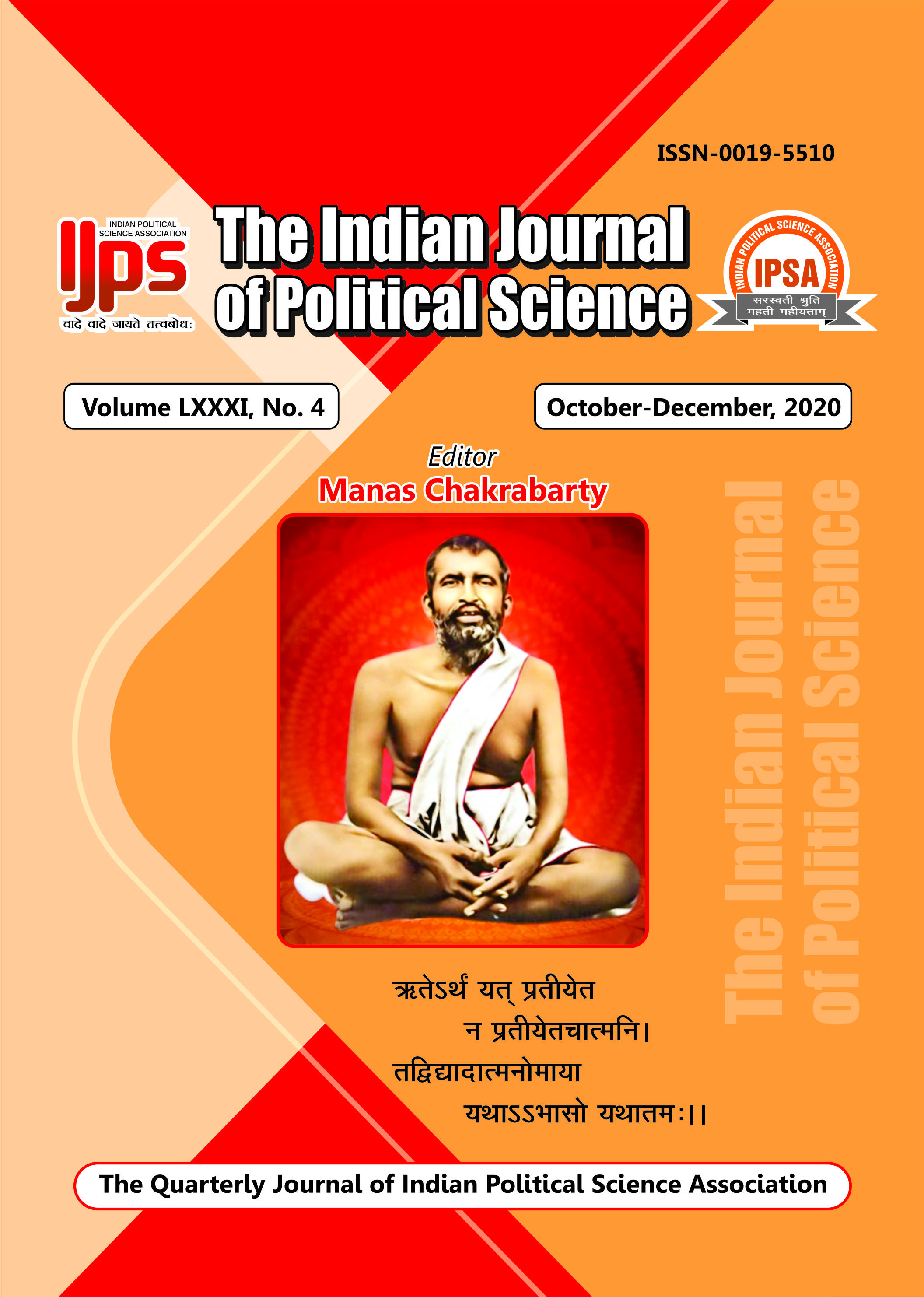 INDIAN POLITICAL SCIENCE ASSOCIATION India