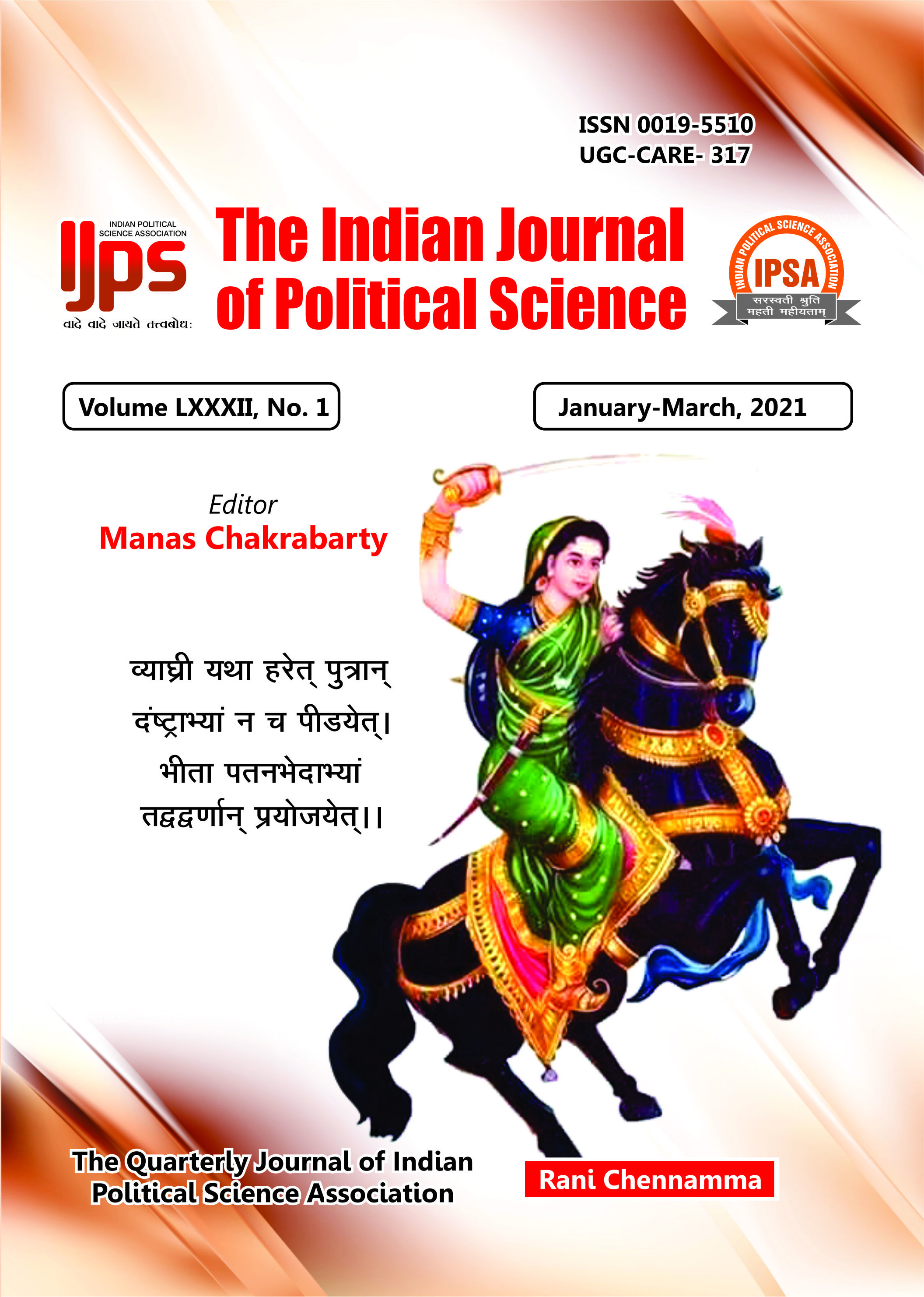 INDIAN POLITICAL SCIENCE ASSOCIATION India